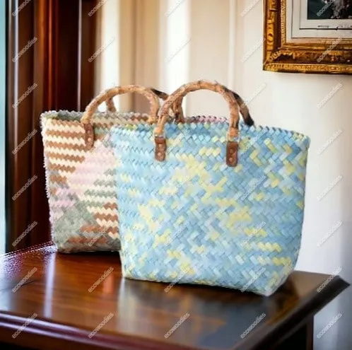 Munj Ki Rassi - Eco Handmade Rattan Woven Straw Tote Bag