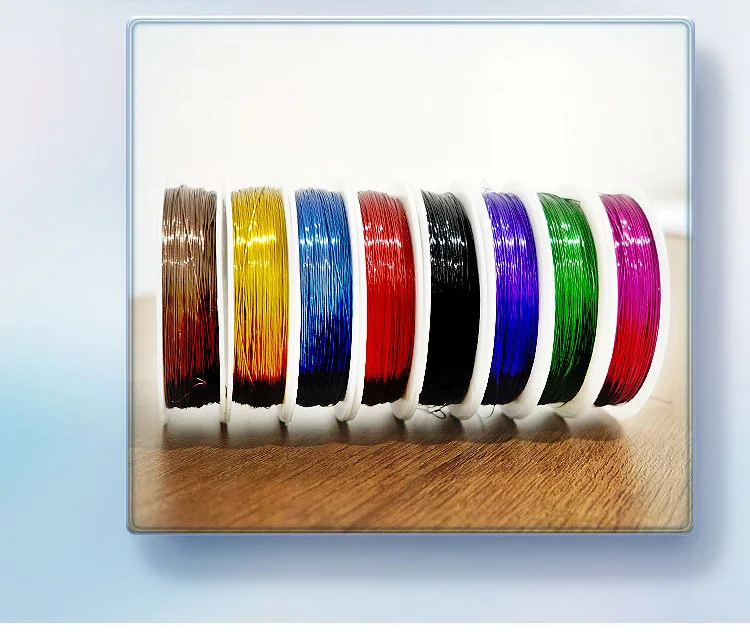 Factory Custom Size Bright and Durable Colors Coloured Aluminium Wire ...