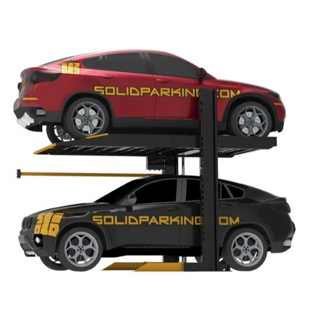 Hydraulic Cars Stacker Vertical Parking System 2 Post Car Parking Lift ...