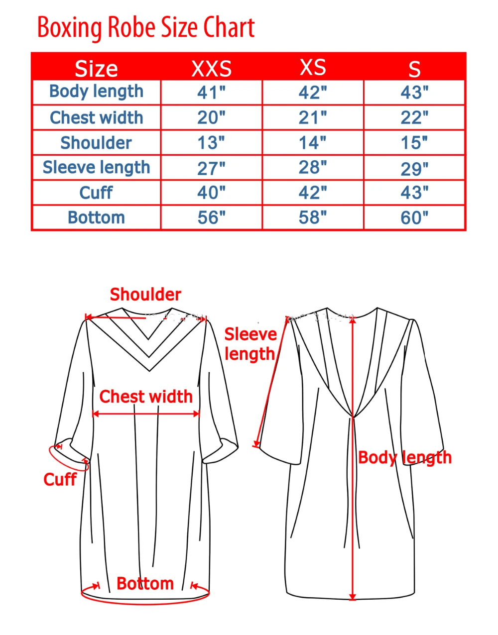 Customized Boxing Robe for Men - High Quality Training Gear