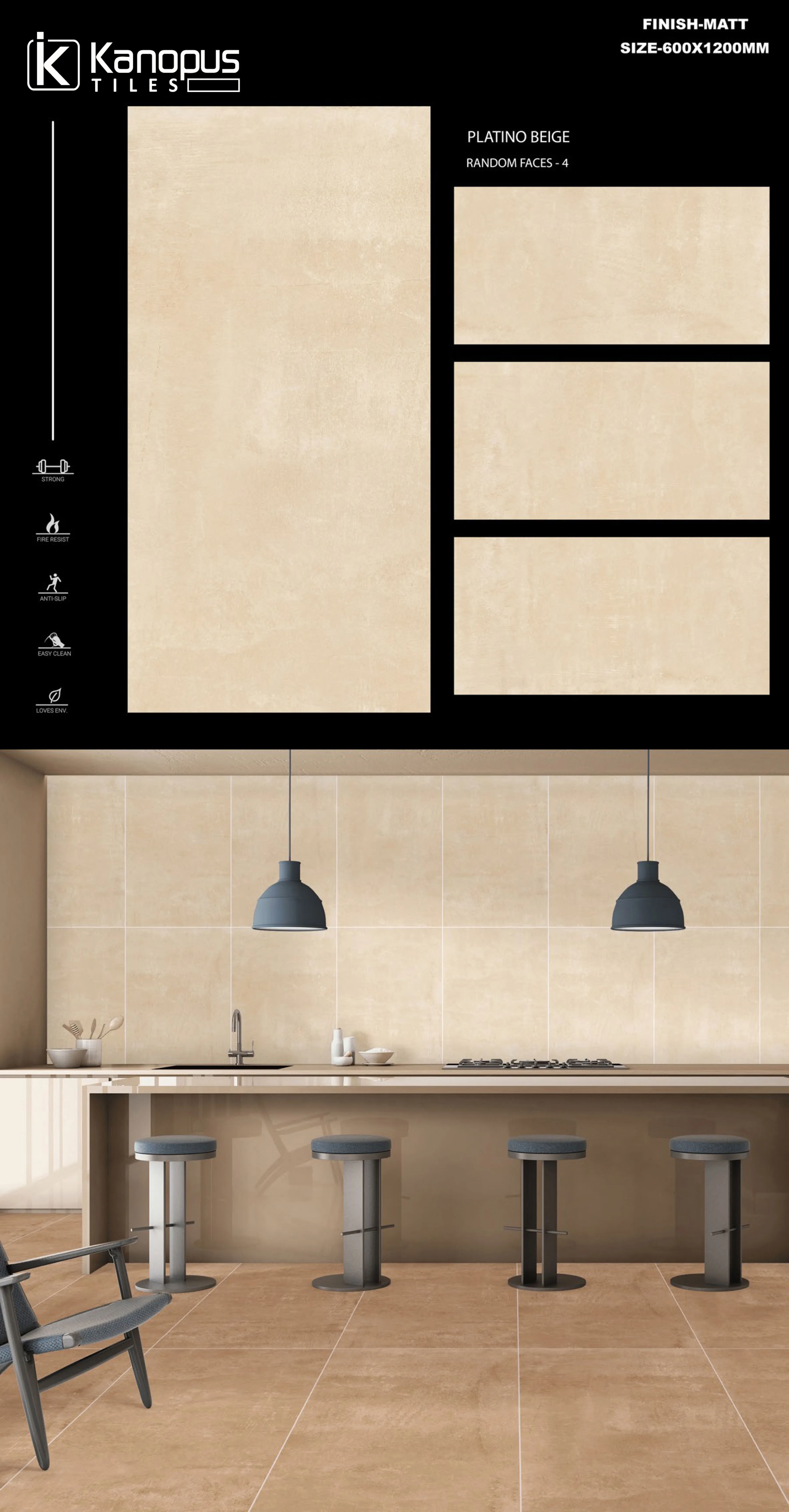 Latest Collection Porcelain Tiles Yellow Beige Color Matt Finish ...