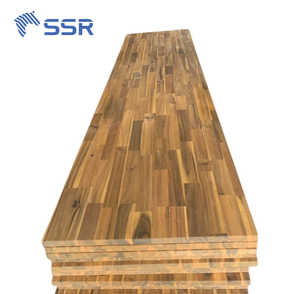SSR VINA - Brown Stained Acacia Butcher Block Countertop 38mm Solid ...
