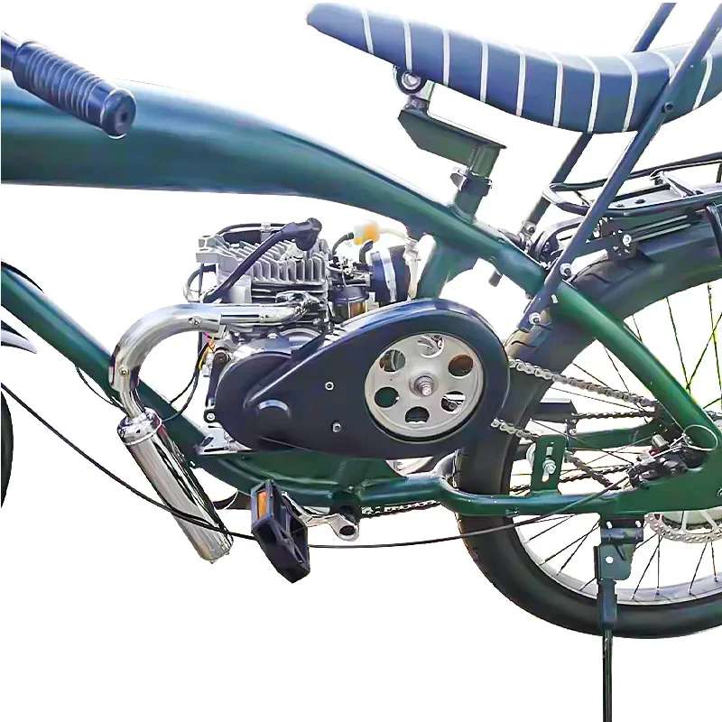 Complete Engine Assembly 50/60/80/100/110cc Gasoline 1 Cylinder 2 Stroke Engine Bicycle Engine ...