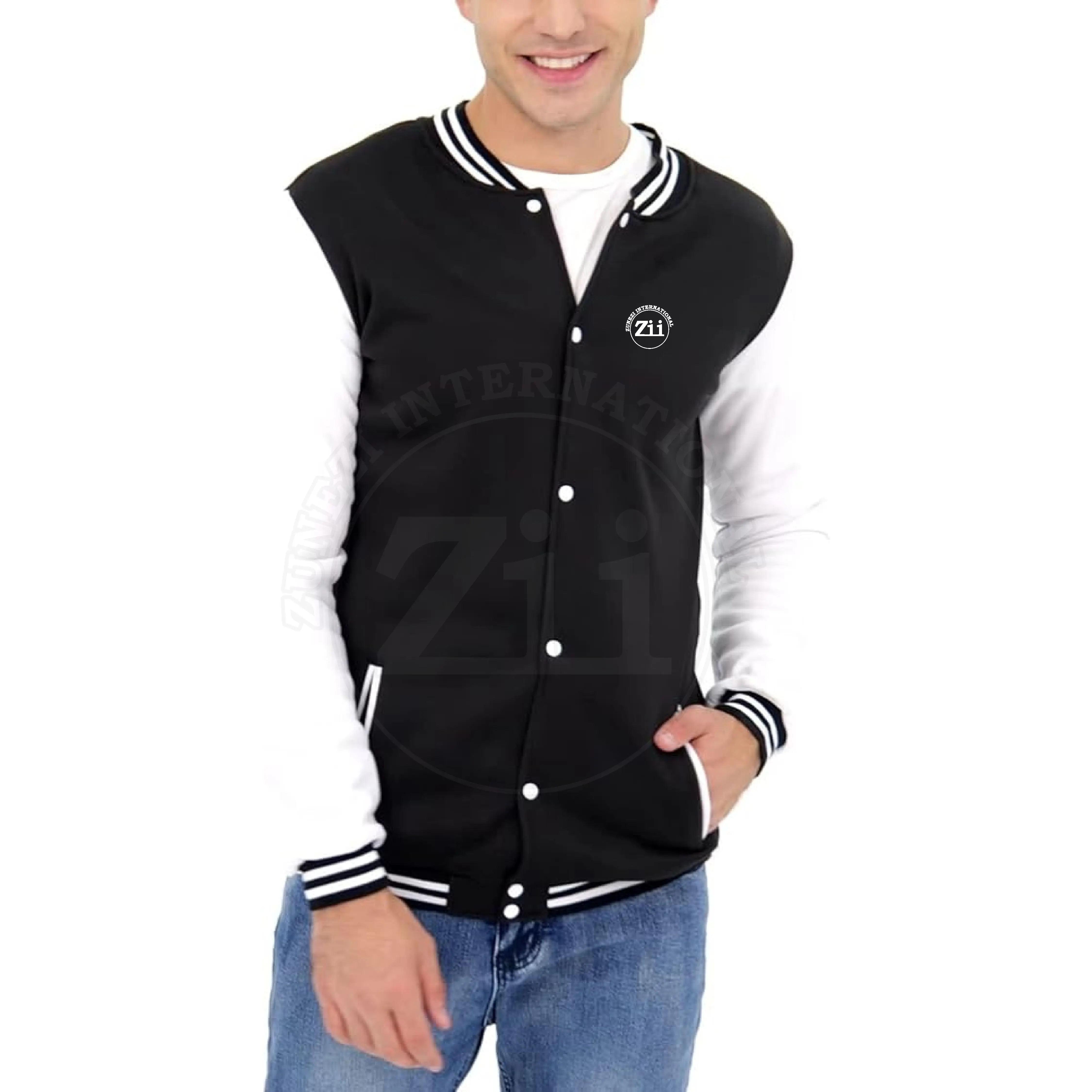 Mens Winter Jacket New Design Letterman Sports Casual Leather Sleeves ...