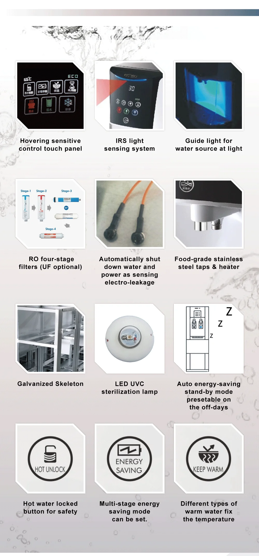 Key Product Lc-8861 Model Water Dispenser Featuring Odor-resistant Good ...