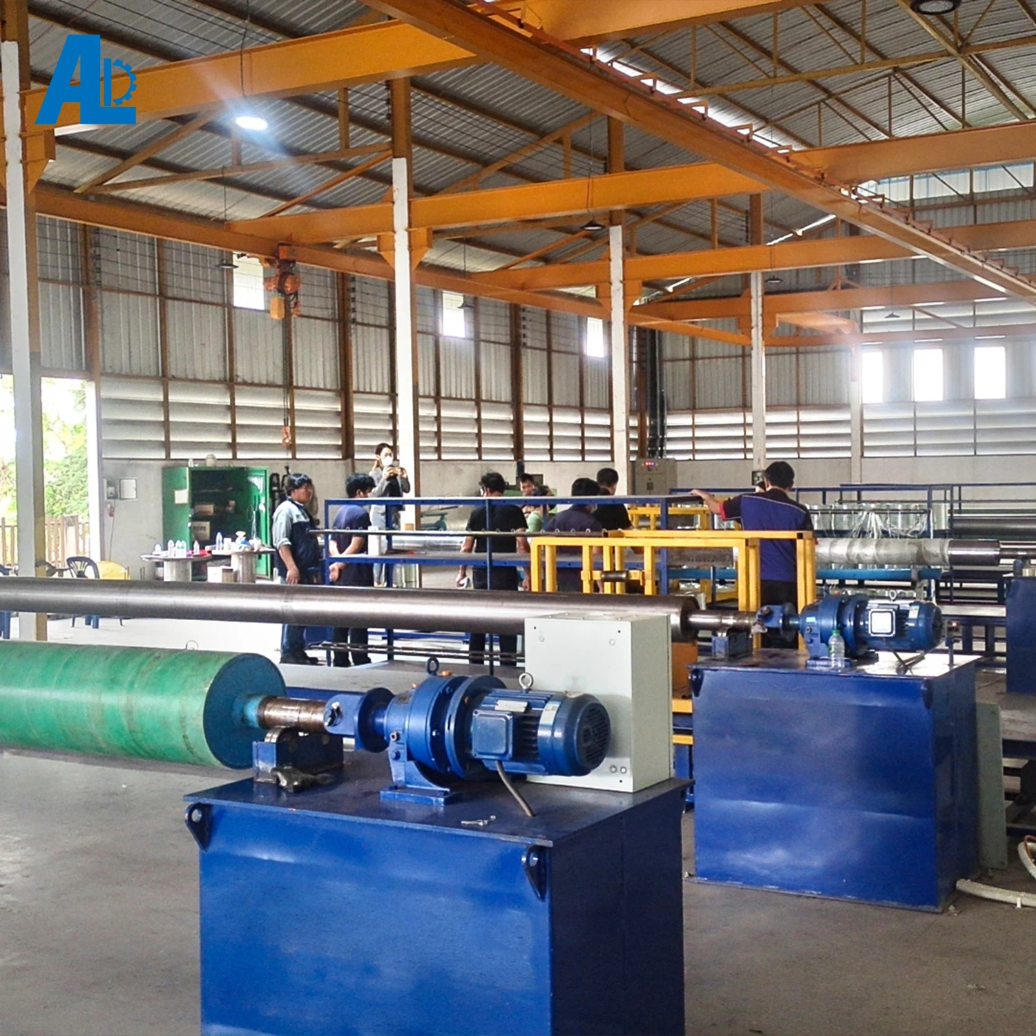 FRP Fiberglass Filament Winding Pipe Production Line Machine for ...