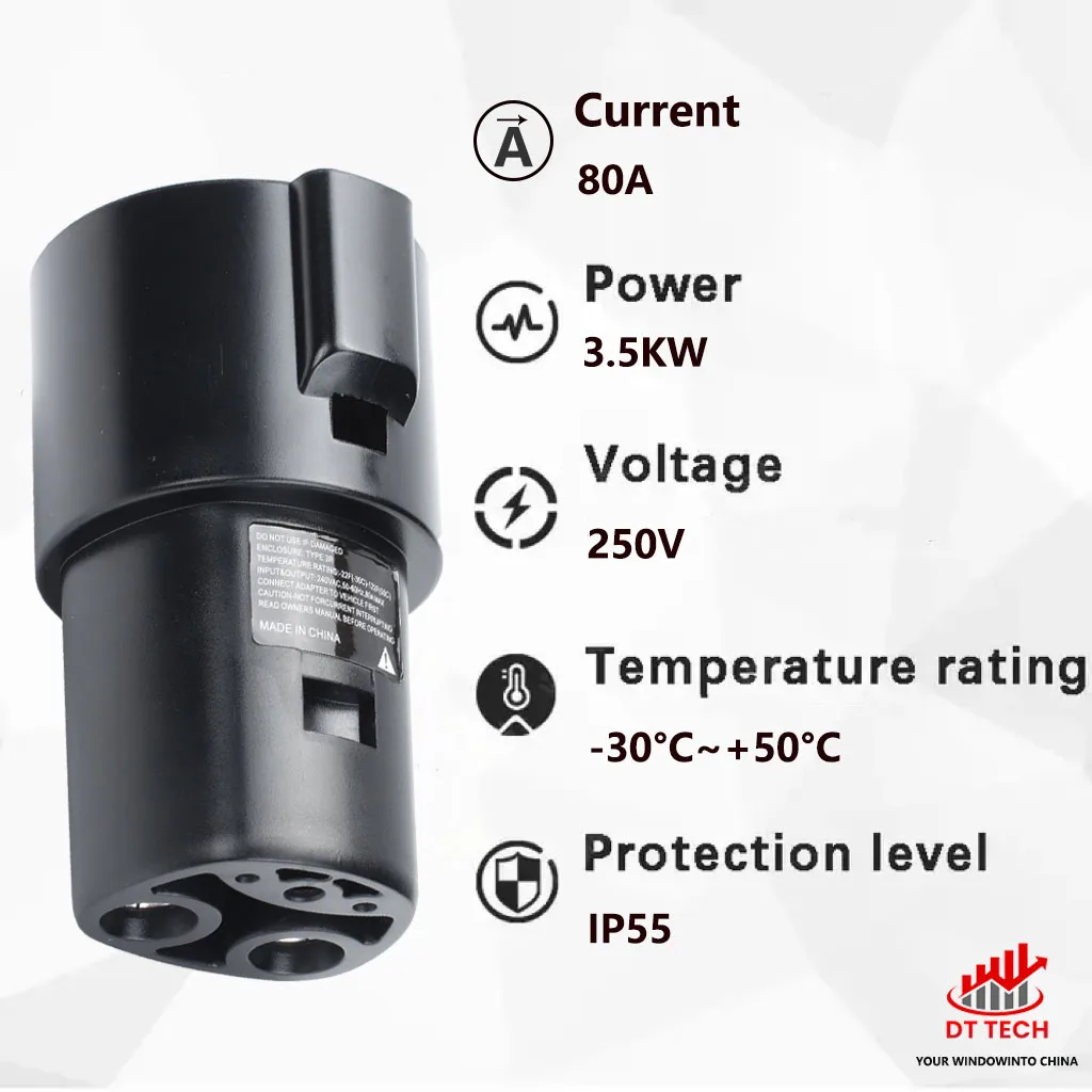 Fast Charging Adapters 220v 60a Type1 to Tesla Ev Charger Adapters SAE ...