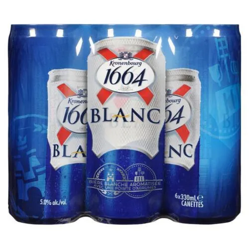 Kronenbourg 1664 Blanc Beer In 25cl And 33cl Bottles At Wholesale ...