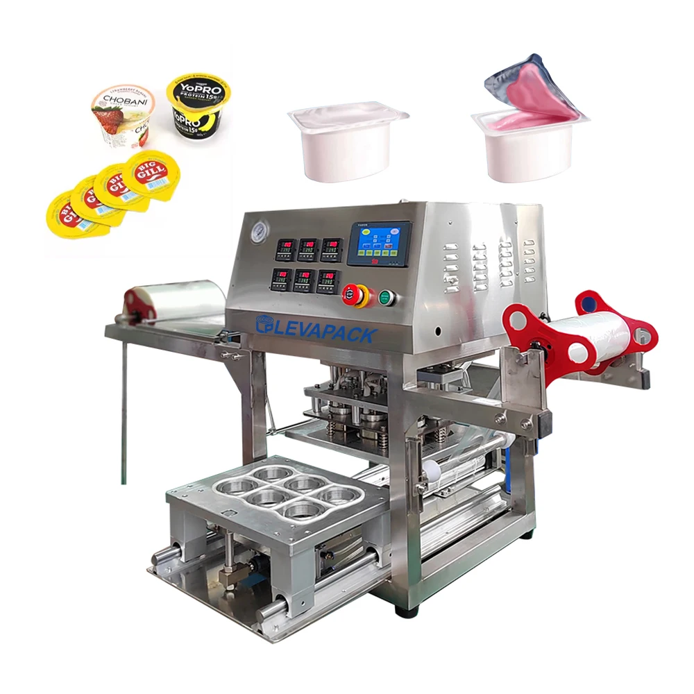 Fully Automatic Manual Food Meal Table Top Tray Sealing Machine