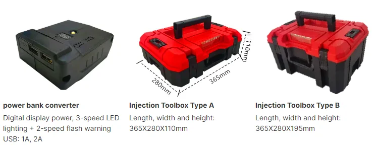 Cordless Electric Screwdriver - Multi-Head Power Drill Set