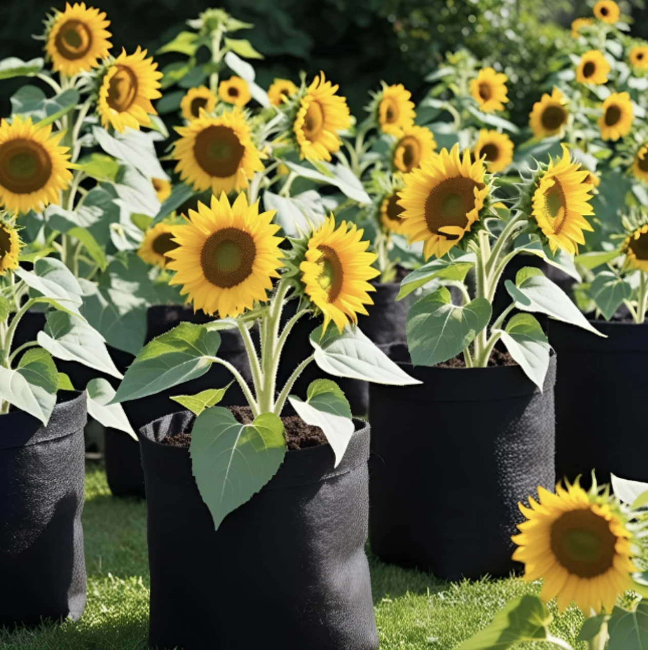Nursery 20 Gallon Garden Planting Grow Bag Nonwoven Felt Fabric ...