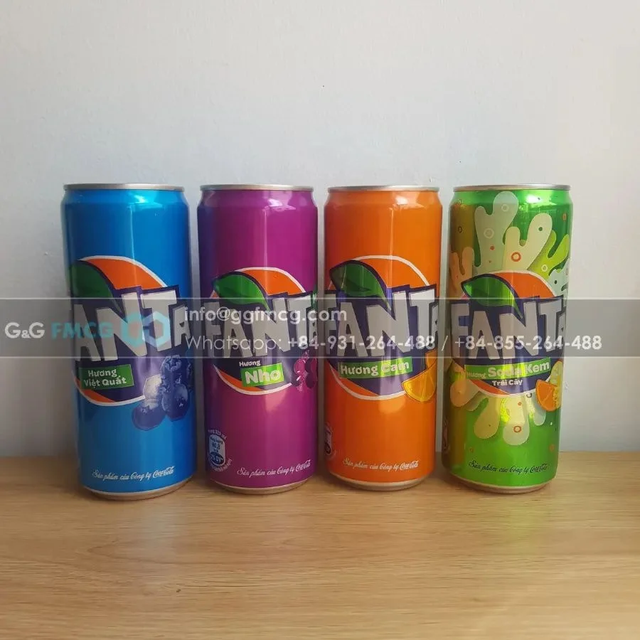 Fanta Cream Soda Fruity Soft Drink Quality High From Vietnam 320ml X 24 ...