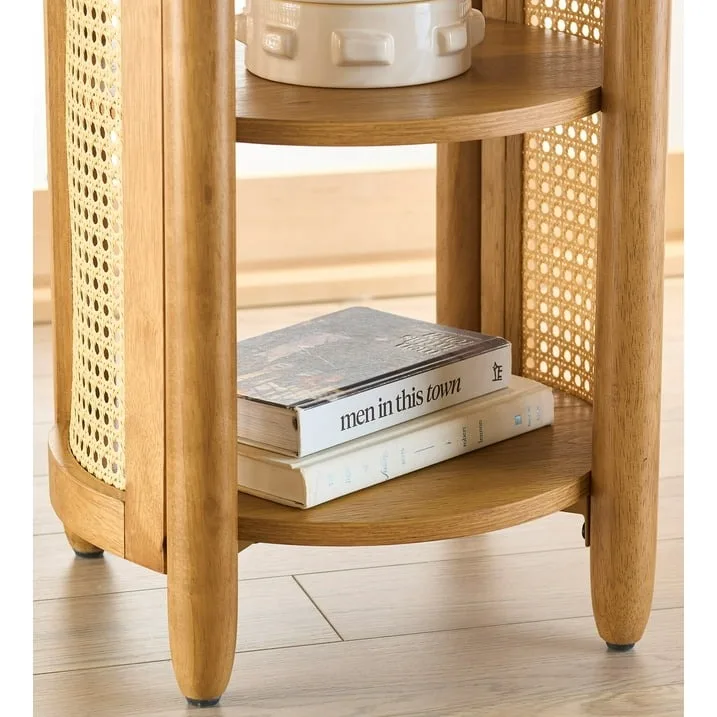 High Quality Rattan Side Table Home Furniture Natural Wicker Rattan End ...