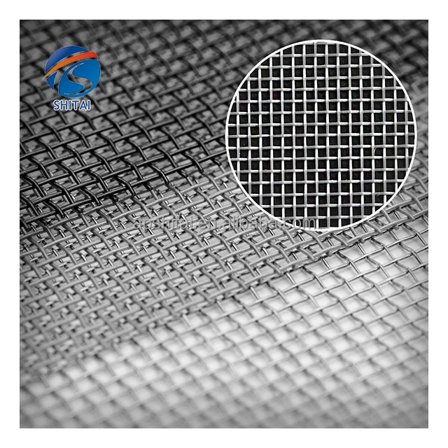Crimped Wire Mesh Metal Screen Mesh Saudi Arabia Red Vibrating Sieve ...