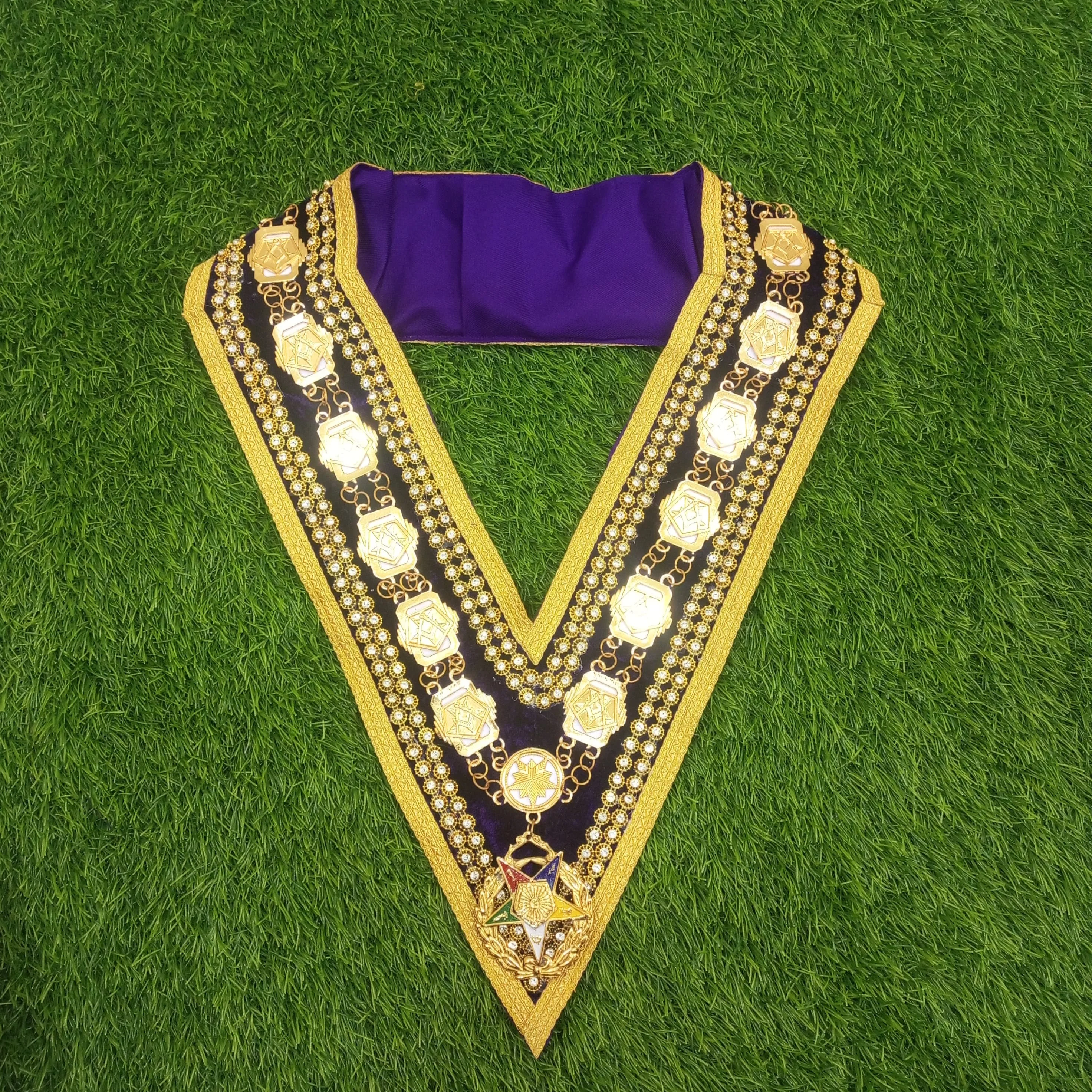 MASONIC REGALIA GRAND PATRON CHAIN COLLAR WITH JEWEL| Alibaba.com