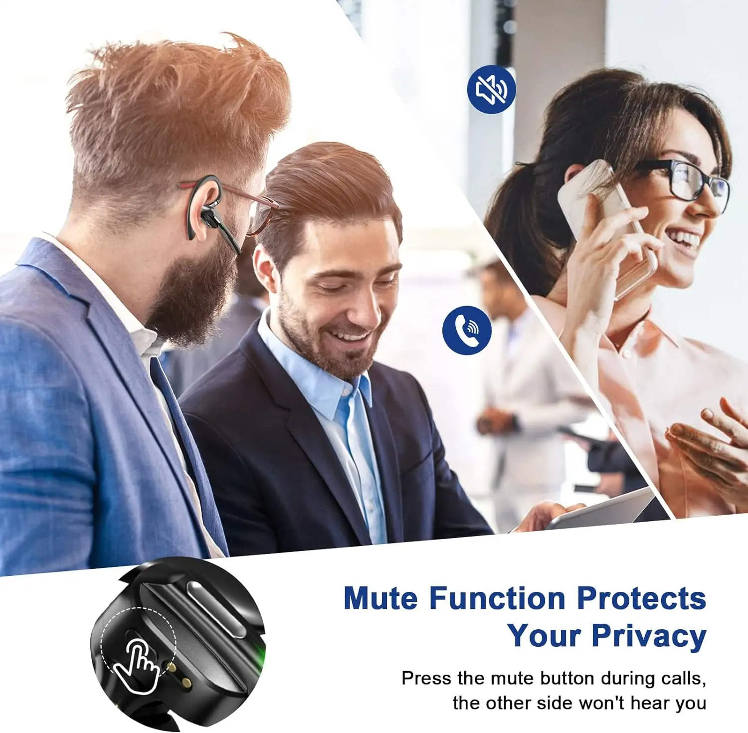 G5 Wireless Bluetooth Headset for Truck Drivers - Hands-Free ...