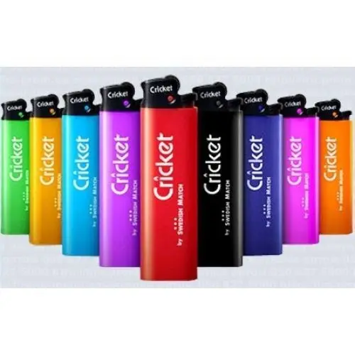 Top Quality Plastic Cricket Gas Lighter / Disposable Cricket Lighter ...