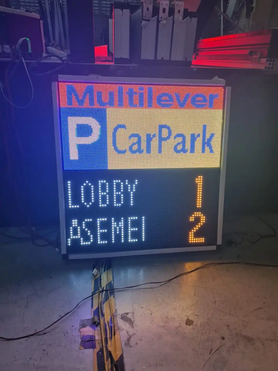 Innovative Design Car Park Counting Outdoor Display ODM Application for ...