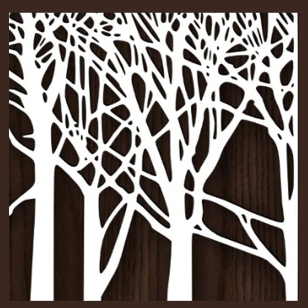 Laser Cut Decorative Outdoor Privacy Art Metal Screens Panels Corten ...