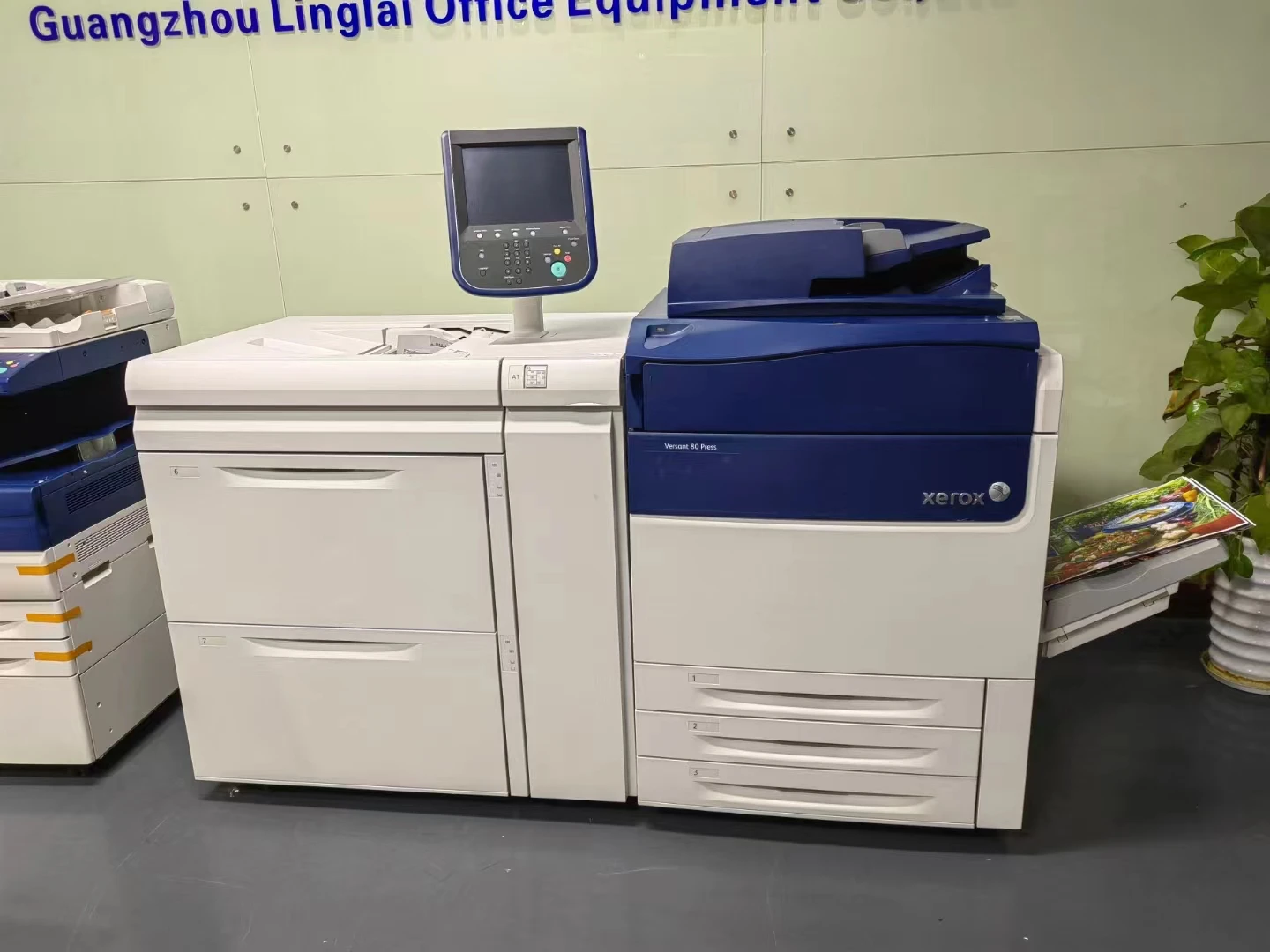 COPRINTEK Large Format Free-Wire Inkjet Printer for Xerox Versant V180 ...