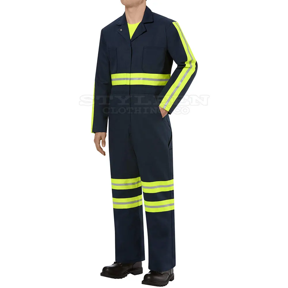 Custom Made Worker Wear Coverall Working Uniform Cotton Polyester ...