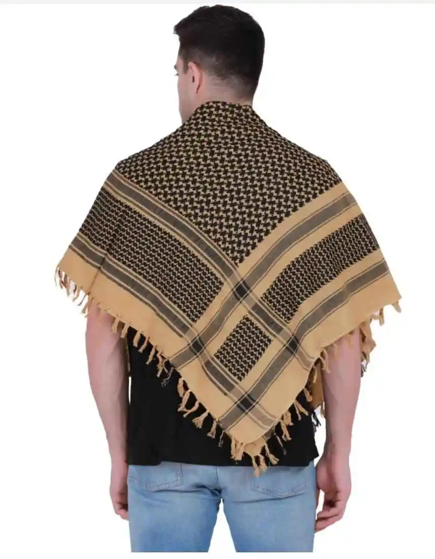 Arab Shemagh Scarf Dustproof Keffiyeh Headscarf For Adult Shemagh Man ...