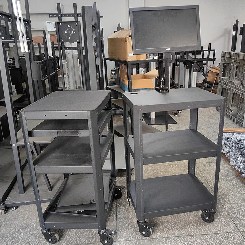 Motorized Cart Monitor Mount Bracket - Benshi Trolley Stand