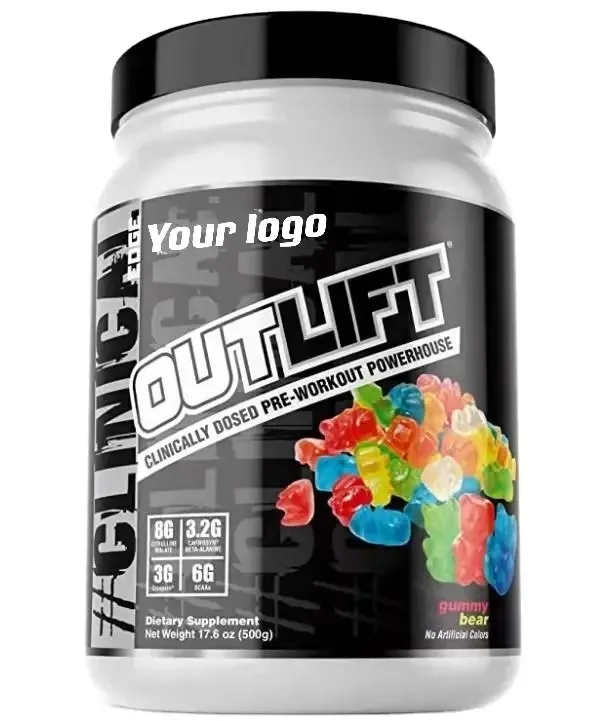 Fitness Pre and Post Workout BCAA Gummy Vitamin B12 Muscle Builder ...