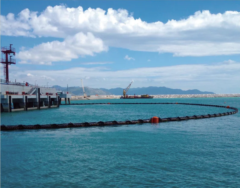 Oil Containment Boom Customized Contain Ports/lake/offshore Oil Boom ...