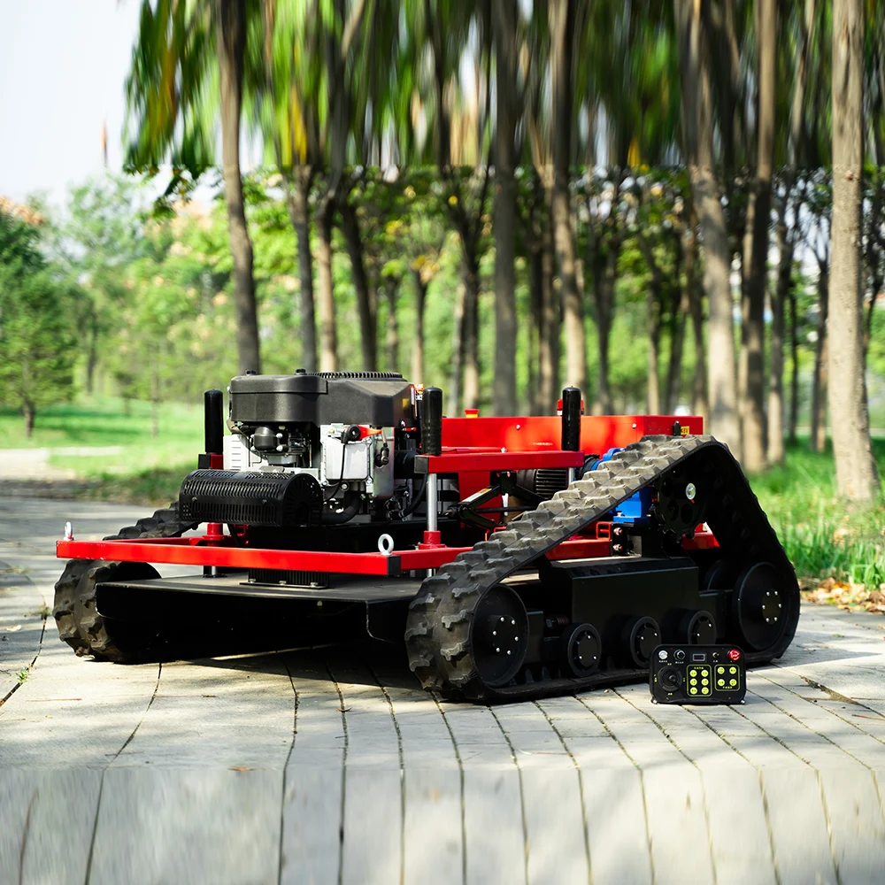 27HP High-power Lawn Mower Can Climb 60 Degrees All-terrain Remote ...