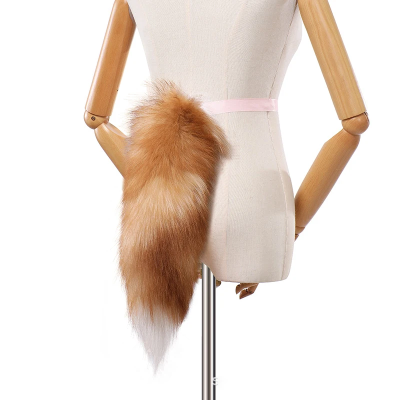 Anime Cos Cat Fox Tails Plush Cosplay Costumes Big Tails Dog Furry Tail ...