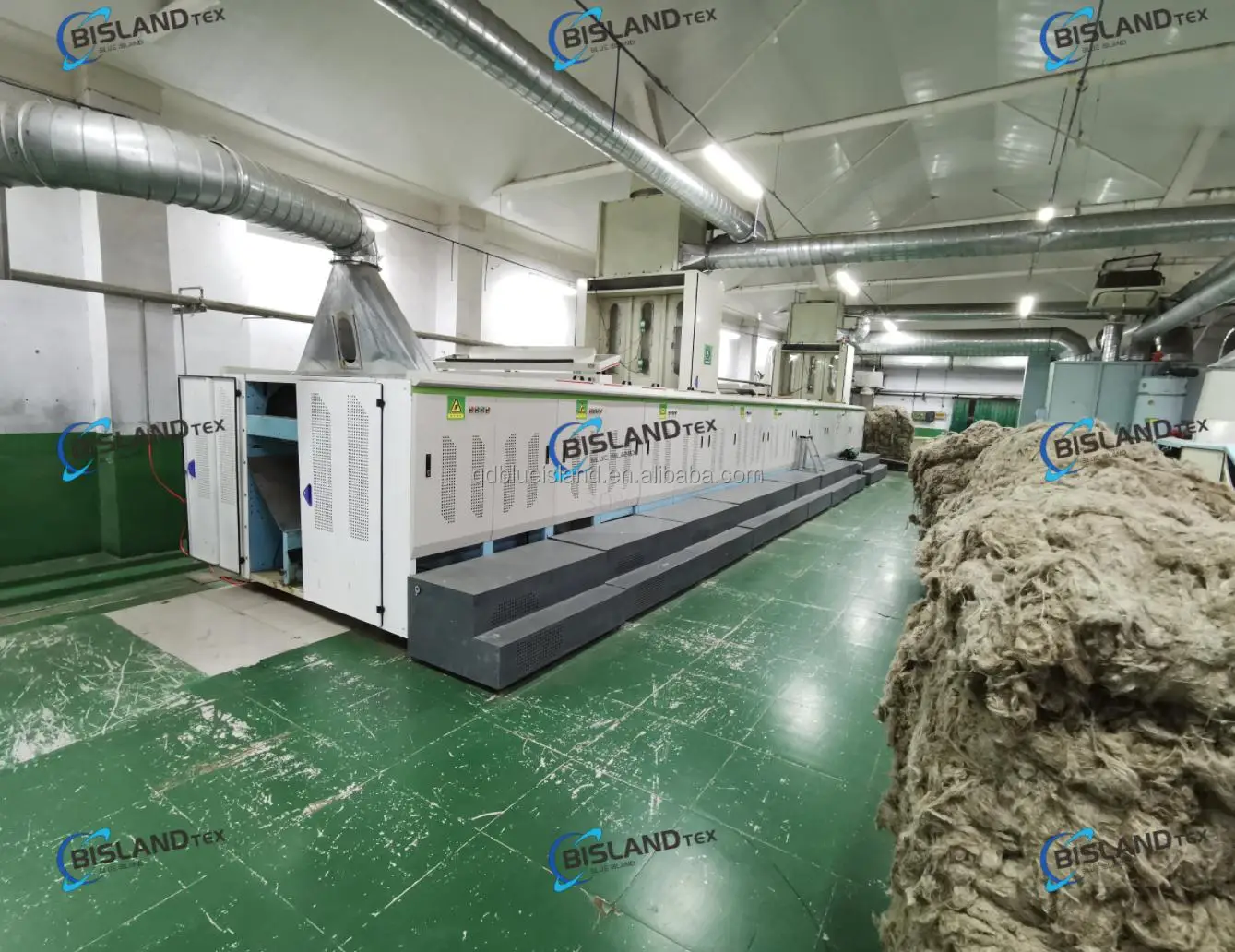 Process Hemp from the Field to Textile Fibre Opening Machine