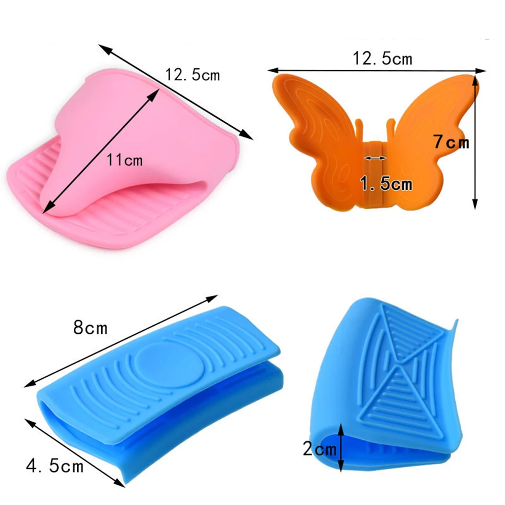 Customised Silicone Silicone Oven Cooking Heat Resistant Pinch Mitt ...