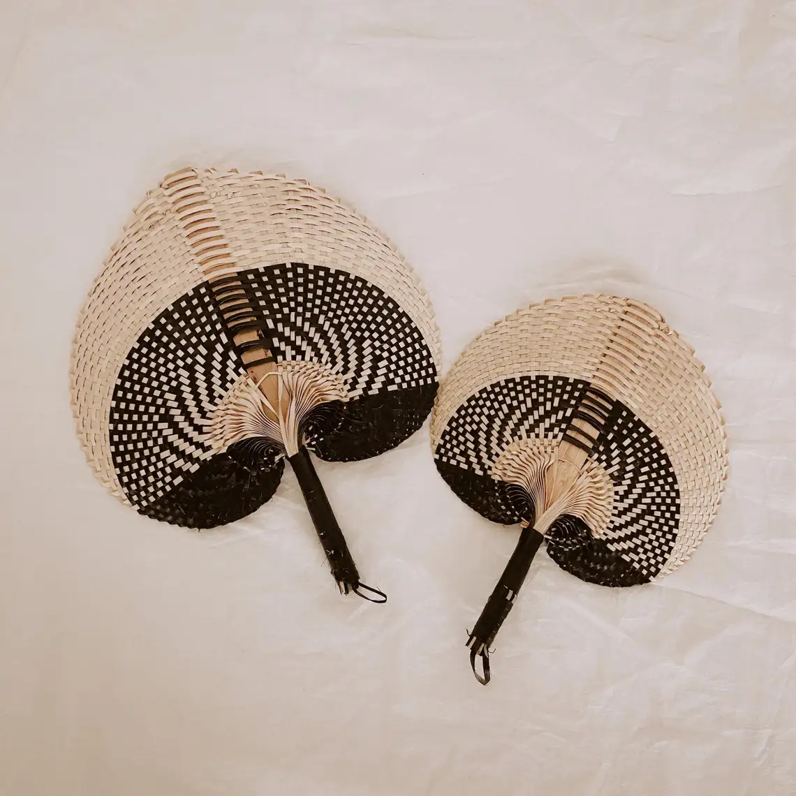 Large Custom Sizes Hand Fan Vintage Wall Hanging Decor 100% Natural ...