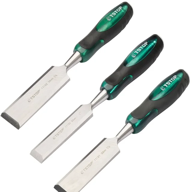 12 Pcs Woodworking Chisel Set For Woodworking And Art With Wooden Case ...