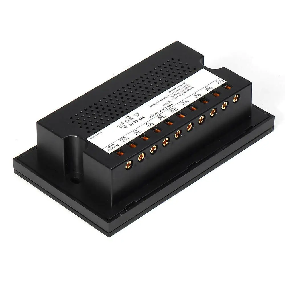 Ifitech Smart Live Automation Touch Switch 8 Gang Wall Switch,Tempered ...