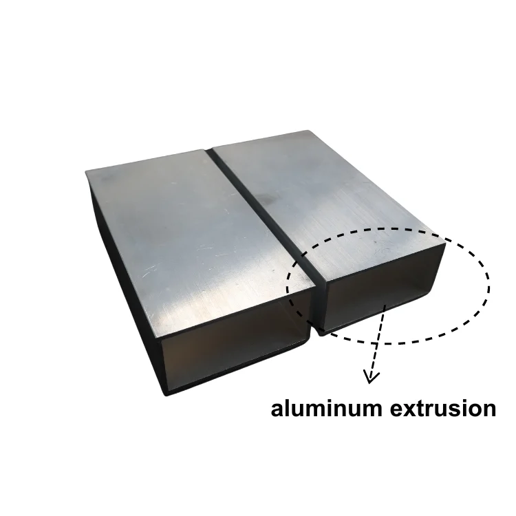 Square Aluminum Extrusion Pipe Profile Al 7075-t6 - Buy Industrial ...