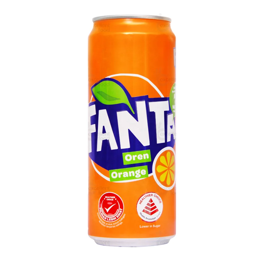 Best Soft Drink for Fanta Orange 320ml Can Premium Puree for Hydration ...