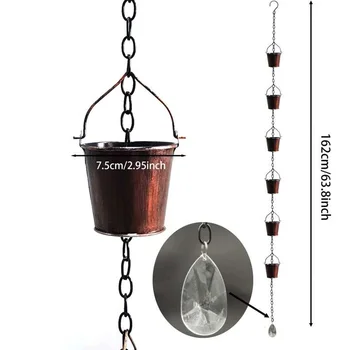 Vintage Bronze Color Barrel Shaped Rain Chain Manufacturer & Exporter ...