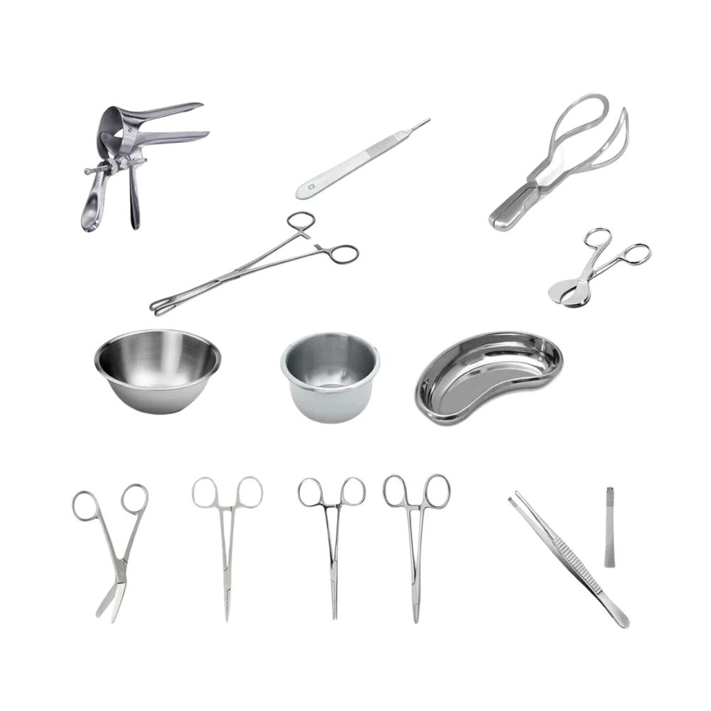 Midwifery Kit Equipment Obstetrics And Gynecology Stainless Steel Surgical Instruments - Nabtech ...