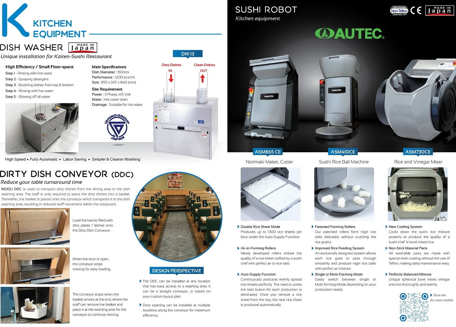 Autec ASM 865 Sushi Machine - Efficient & Eco-friendly