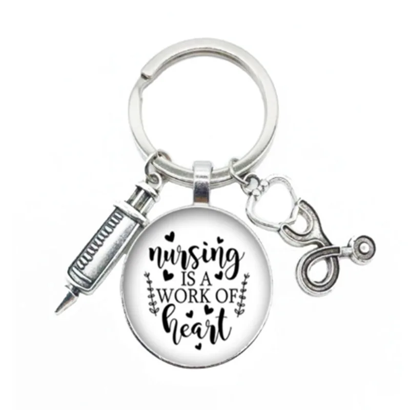 Factory Hot Doctor Medical Tools Stethoscope Syringe Key Rings Metal ...