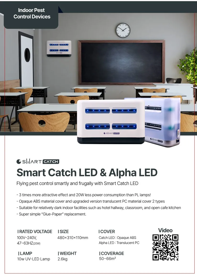 Made In Korea [smart Catch Led] Indoor Pest Control Equipment Device ...