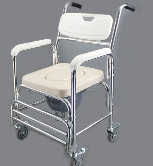 Hot Sale Hospital Folding Commode Chair/potty Chair Adult/ Toilet Chair ...