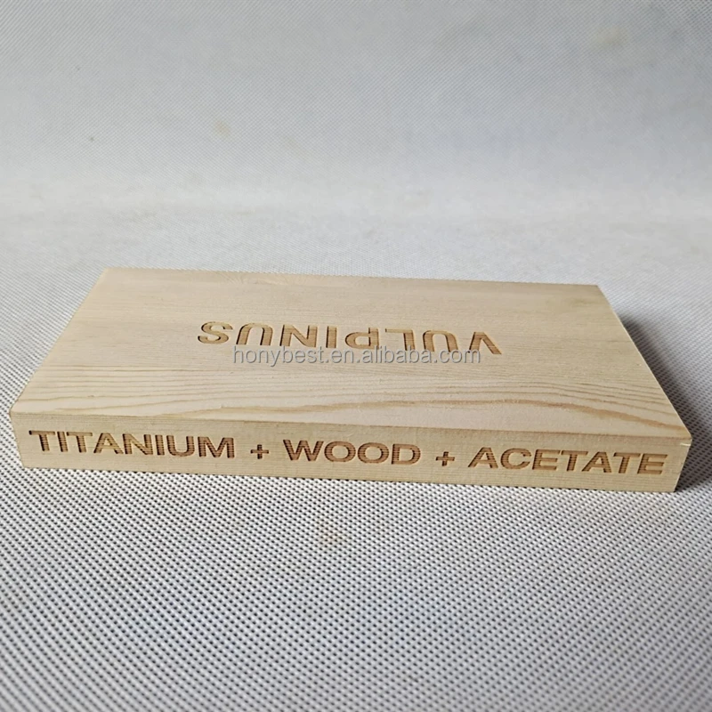 Engraved Wooden Blocks With Brand Logo Counter Retail Display Riser ...
