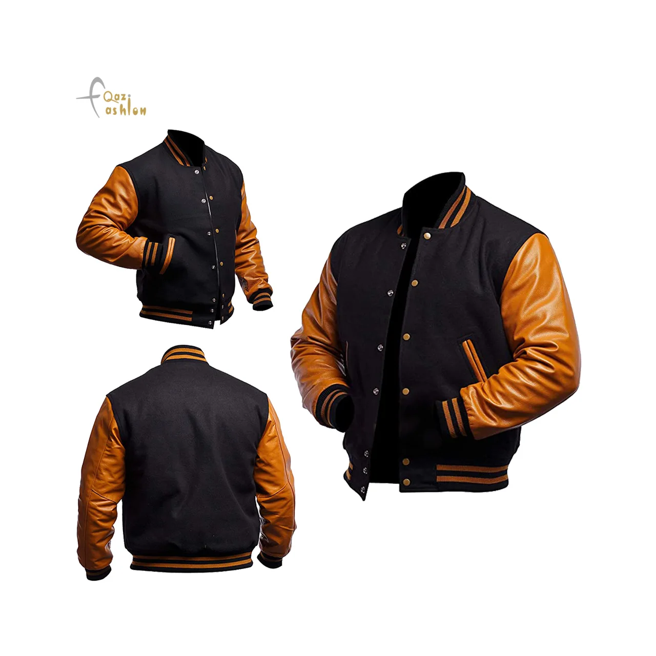 Leather Arm Varsity Jacket Fleece Varsity Jacket Oem Custom Leather ...