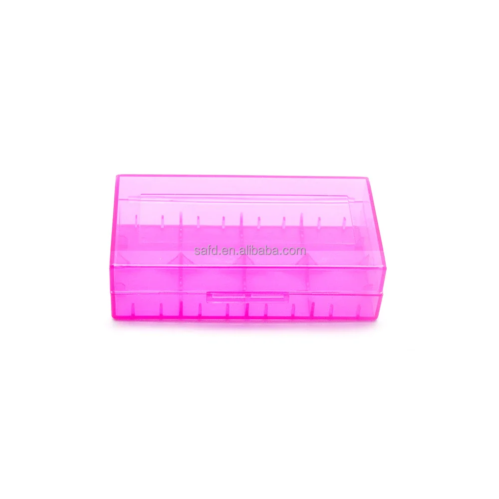 18650 2x 18350 4x Battery Pvc Hard Plastic Battery Storage Hold Case ...