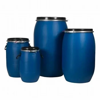 200l Plastic Drum Blue Hdpe Chemical Sealed Oil Barrel 200 Litre/kg Blow Molding Bucket Double ...