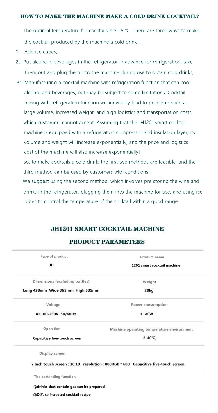 Robot Cocktail Maker Oxygen Cocktail Mixer Manual Coffee Machine ...
