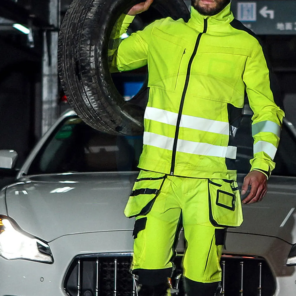 Latest Design Custom Made Long Sleeves Safety Uniform Workwear ...